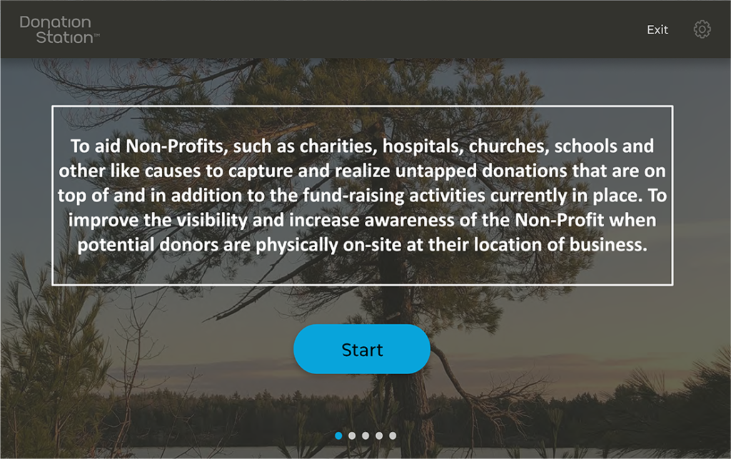 Donate to a charity Electronically | Donation Station