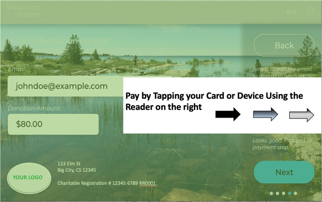 Donate to a charity Electronically | Donation Station